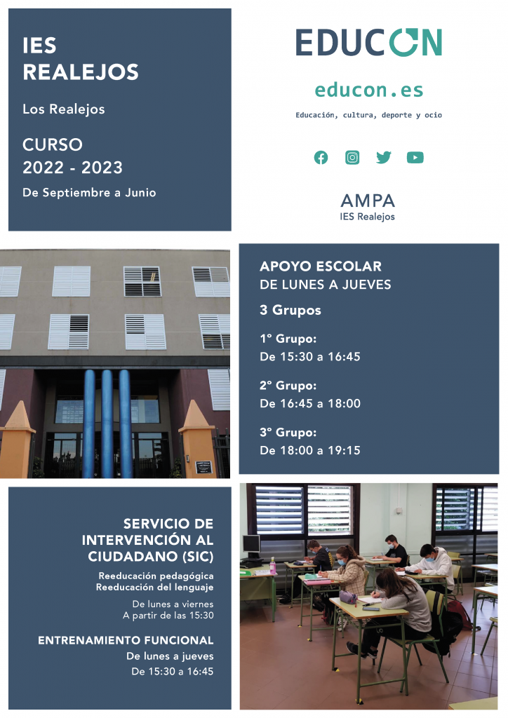 UBICACIONES – HORARIOS – Educon Canarias S.L.