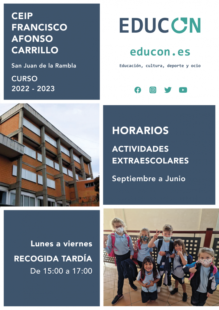 UBICACIONES – HORARIOS – Educon Canarias S.L.